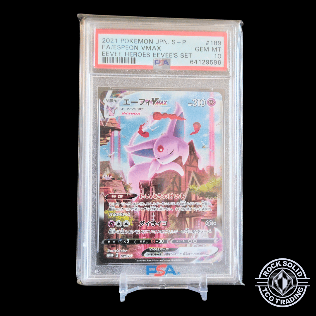 (JP) Espeon VMAX - Eevee Heroes - PSA 10 | Rock Solid TCG – Rock Solid TCG Trading